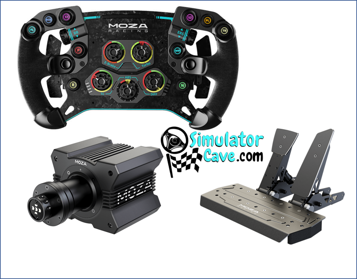 MOZA R9 GS & SRP Load Cell bundle - SimulatorCave
